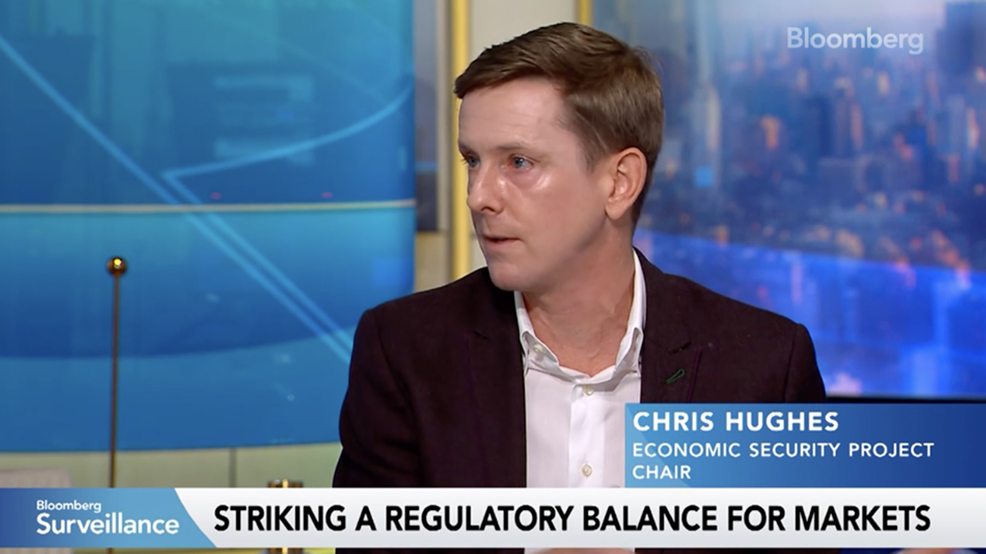 BLOOMBERG: Facebook Co-Founder on Big Tech and Public Policy - Economic ...